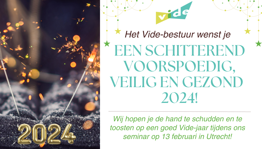Een voorspoedig en gezond 2024! - Vide